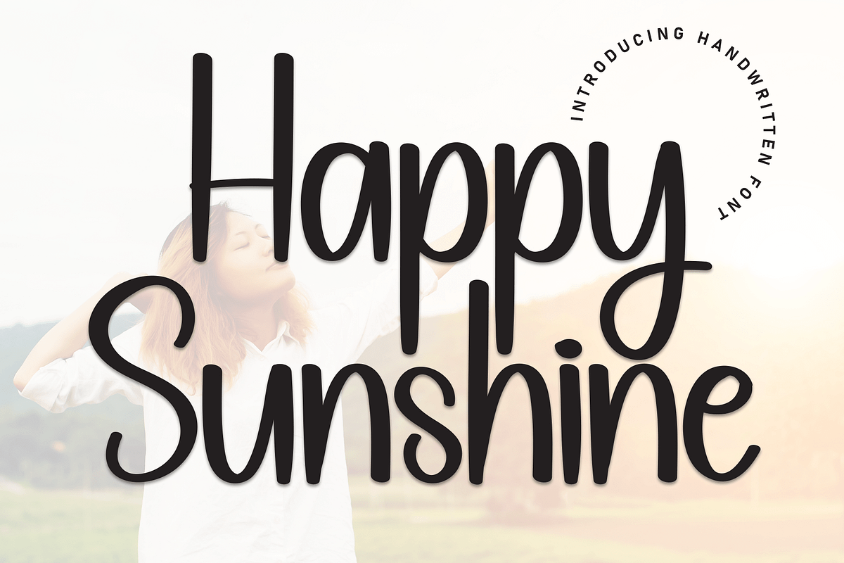 Happy Sunshine Font - Cybercosmos - Medium