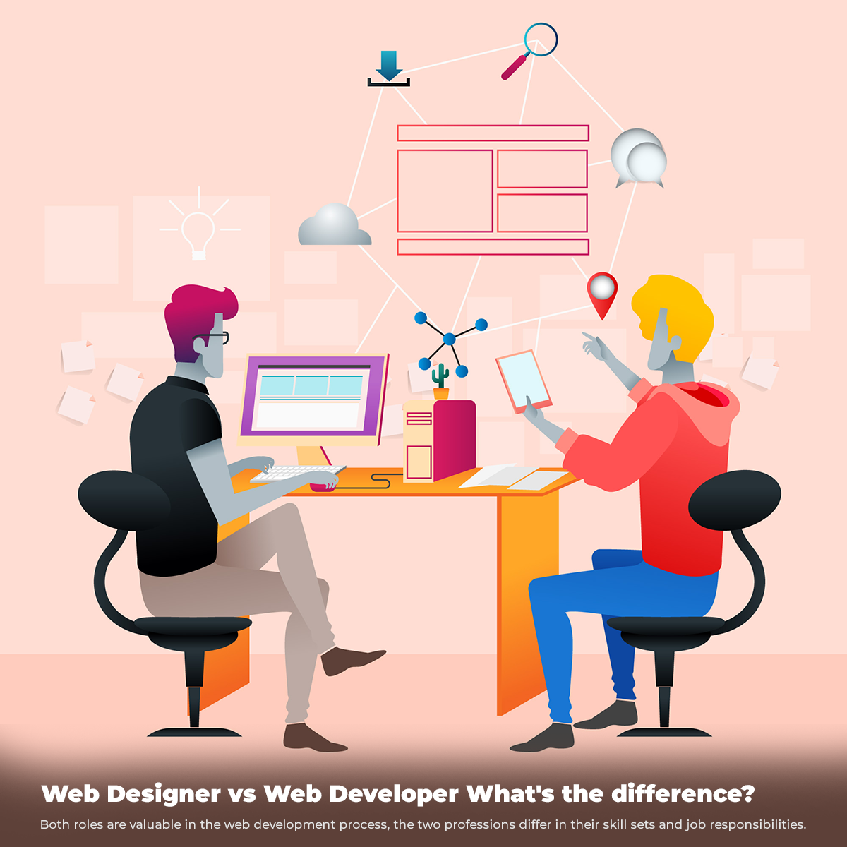Web Designer vs Web Developer What’s the difference? | by Ivector | Medium