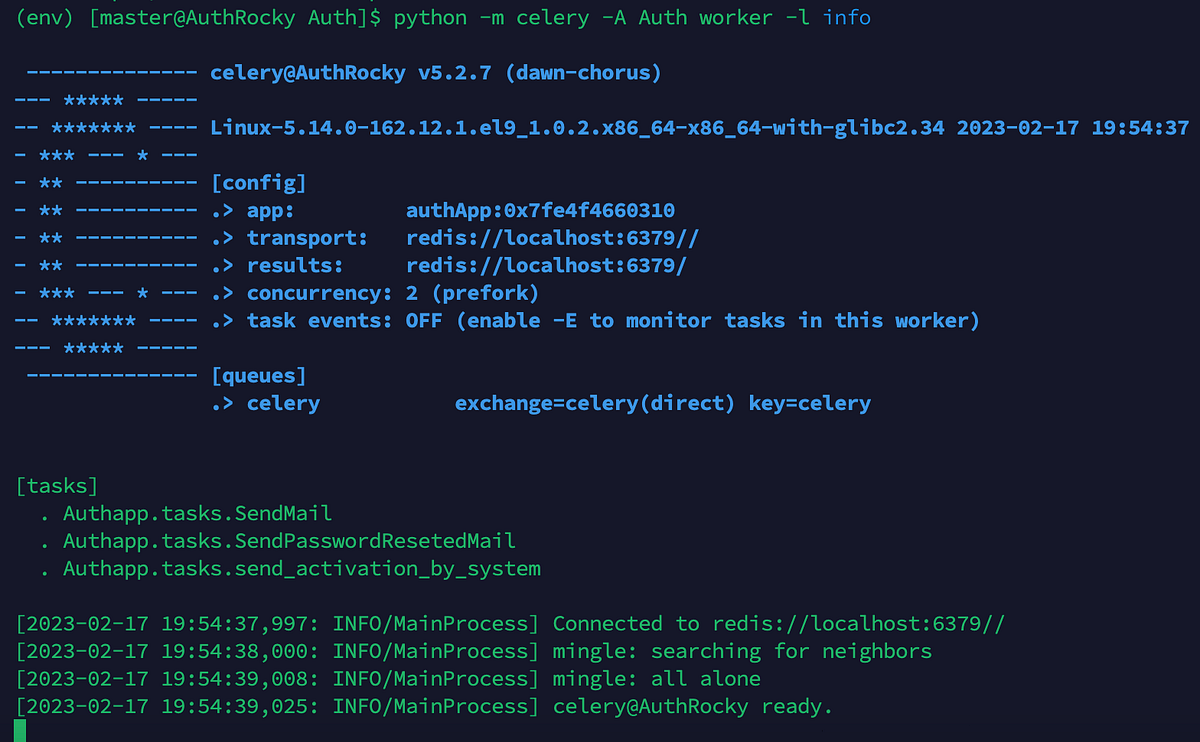 Celery integration with Django working example | by Giorgi Beria | AWS Tip
