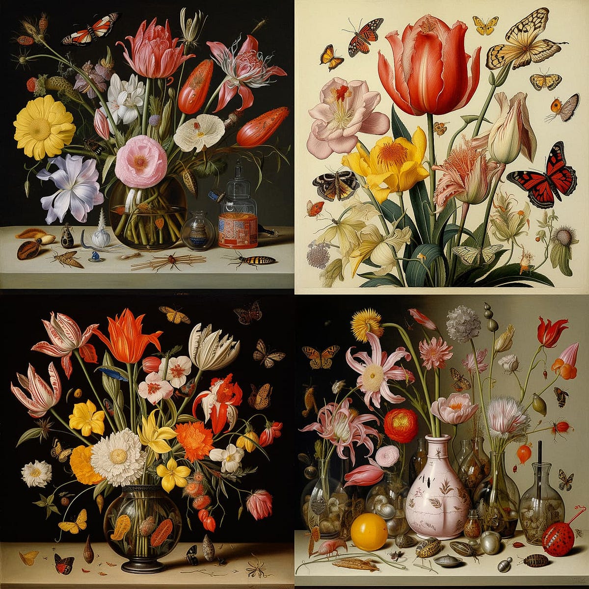 Reimagining Ambrosius Bosschaert’s Exquisite Still Life Paintings with ...
