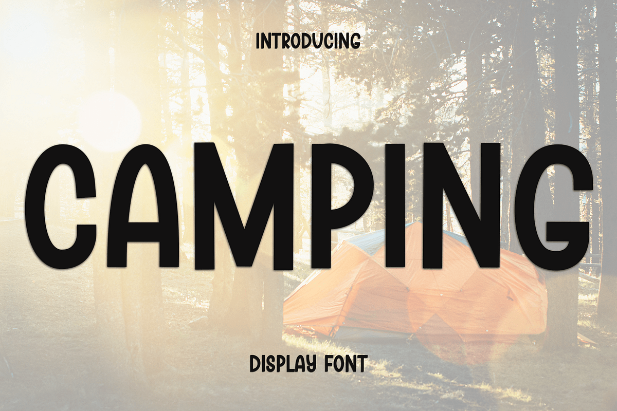 Camping Font | by Sophiaspectra | May, 2024 | Medium