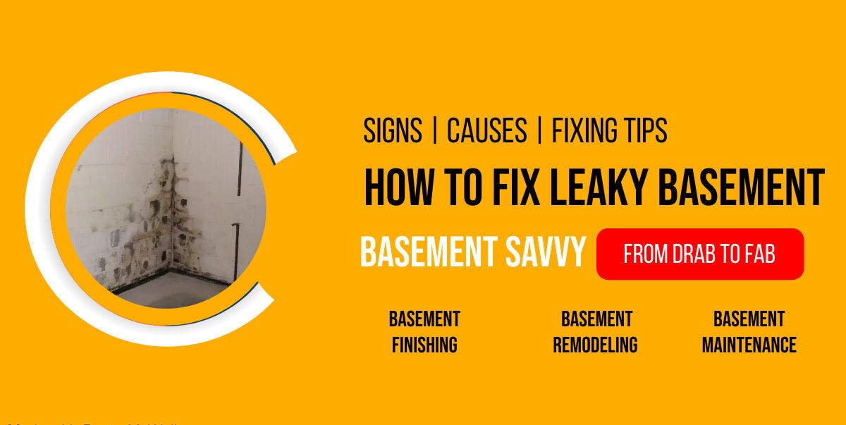 12 Tips to Fix a Leaky Basement and Keep Your Home Dry | by Basement ...