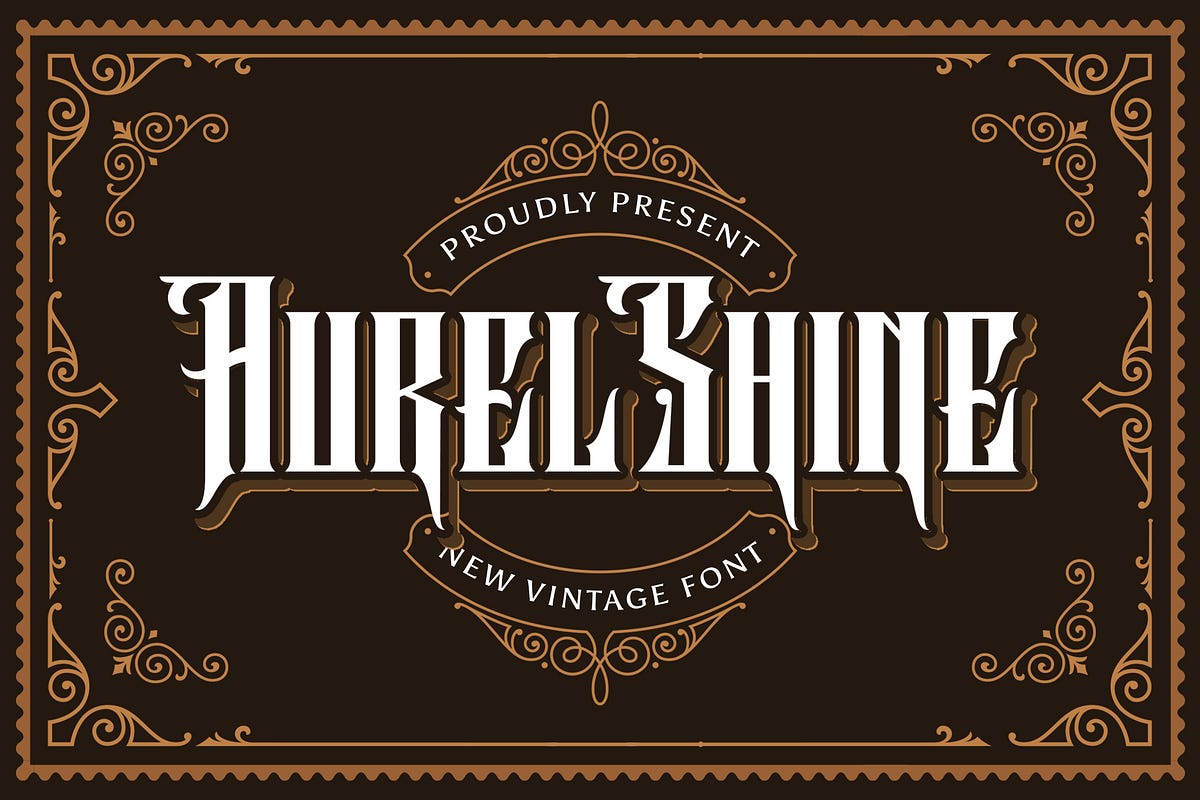 Aurel Shine Font | by Gracegrid | May, 2024 | Medium