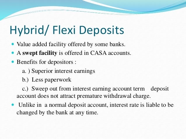 Flexi Deposit | by blackjackprice | Medium