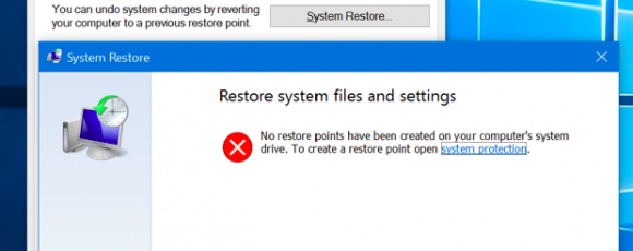 How to Enable System Restore (and Repair System Problems) on Windows 10 ...