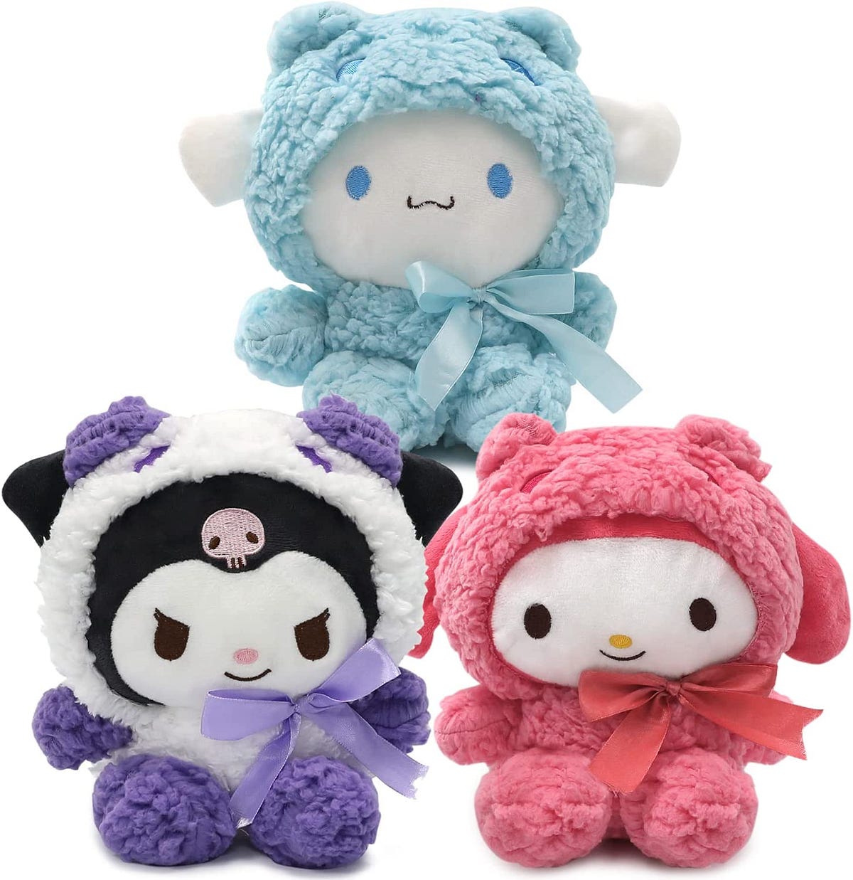 Maikerry 8" Plushies: Cinnamon, Kuroumi and My Melo Plush Toy, Cross ...