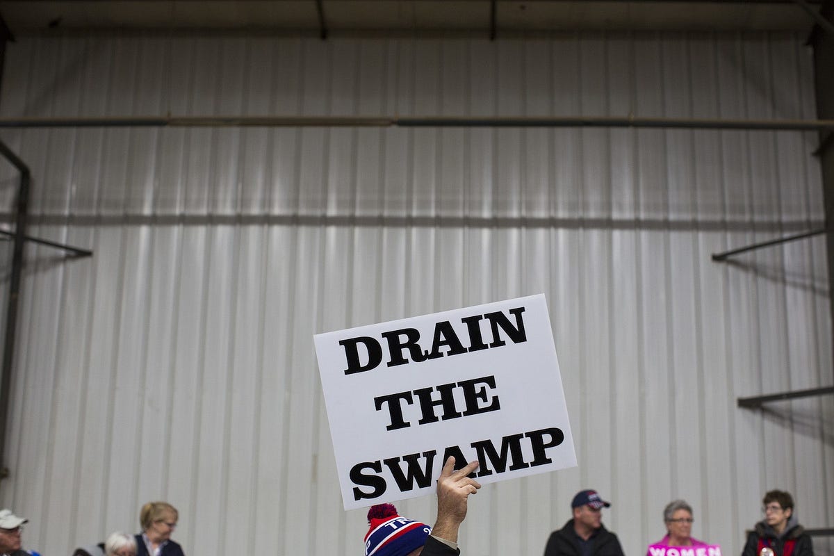 The Swamp’s Revolving Door. Far from “draining the swamp,” the… | by ...