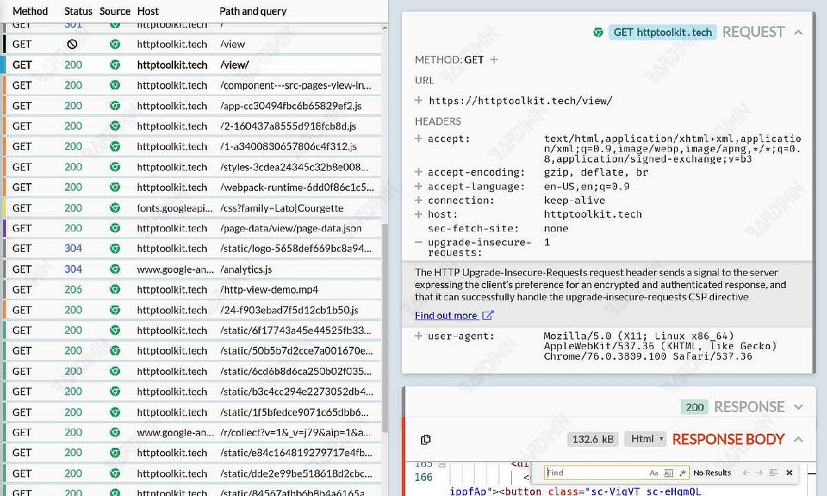 Intercept, Inspect And Rewrite HTTP(S) Traffic with HTTP Toolkit 1.12.0 | by Bardimin.com | Medium