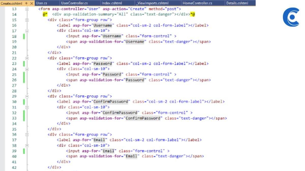 Tag helpers demo in ASP.NET Core. We are going to implement a simple… | by Coreview Systems | Medium