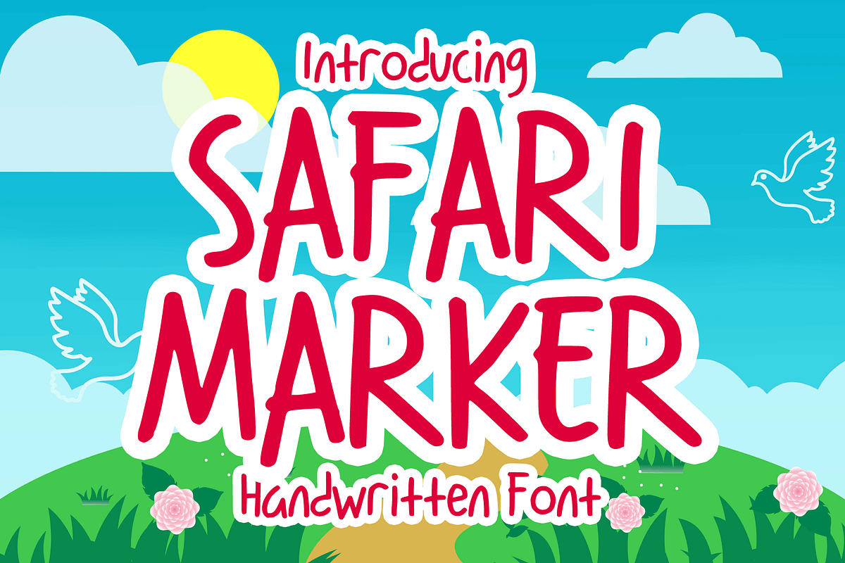 Safari Marker Font - Emmaethereal - Medium