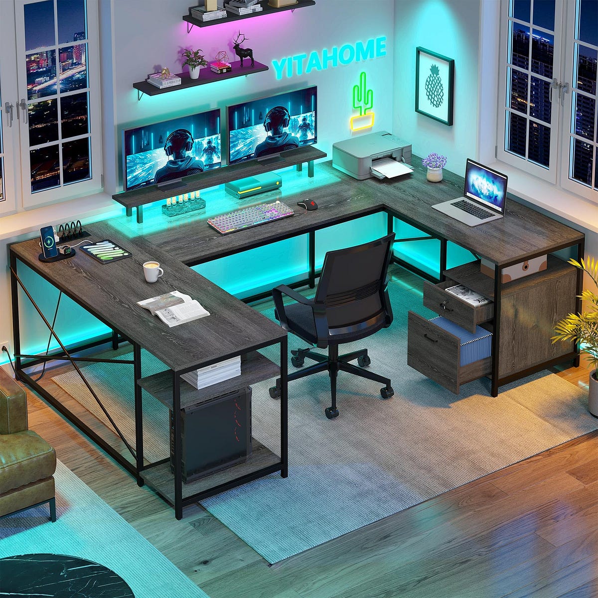 5 Best U-Shaped Desks for Your Home Office in 2024 | by Rick The Wood ...