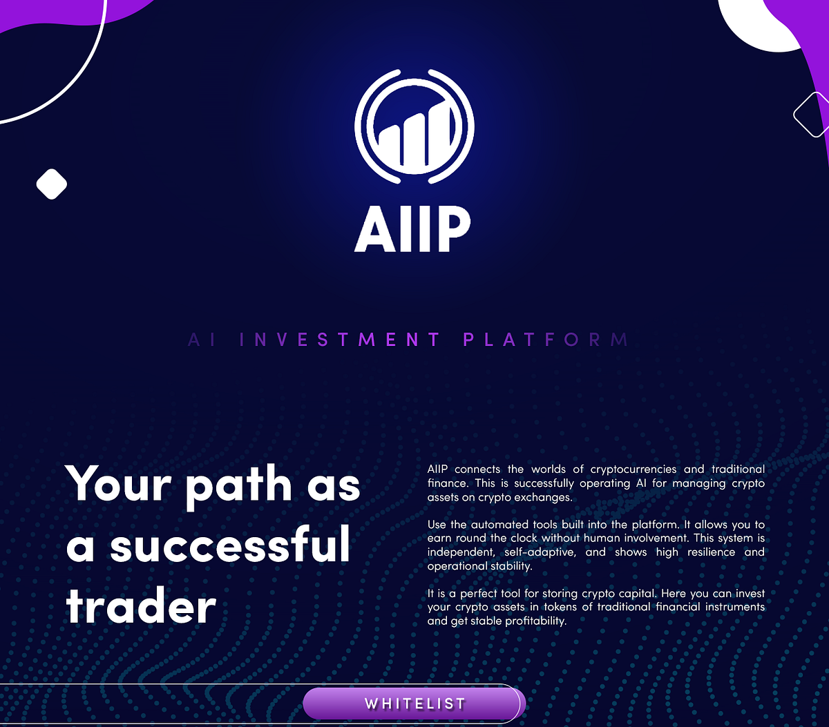 AIIP AI INVESTMENT PLATFORM. AIIP is the best project of the… | by ...