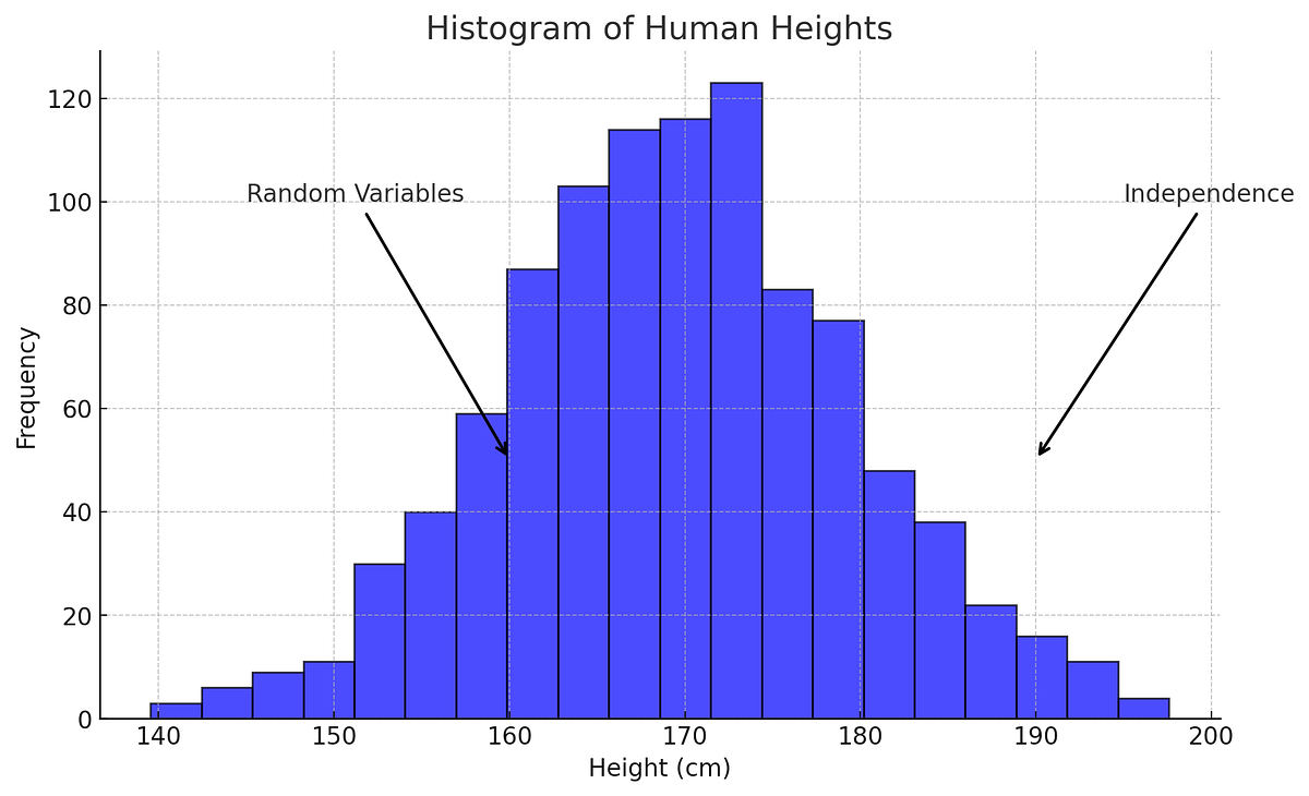 Understanding Iid Random Variables Through Human Height Distribution By Hwe Tech