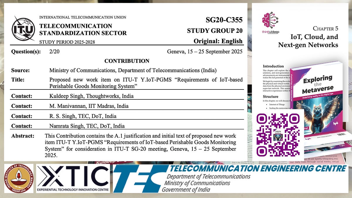 ITU-T Technical Report — IoT-based Perishable Goods Monitoring System ...