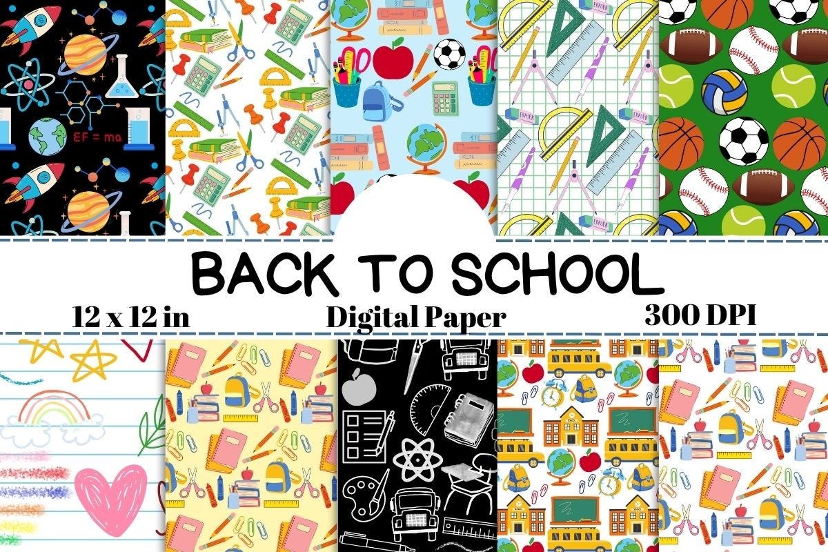 Back to School Digital Paper Free | by Pixelpenny | Jul, 2024 | Medium