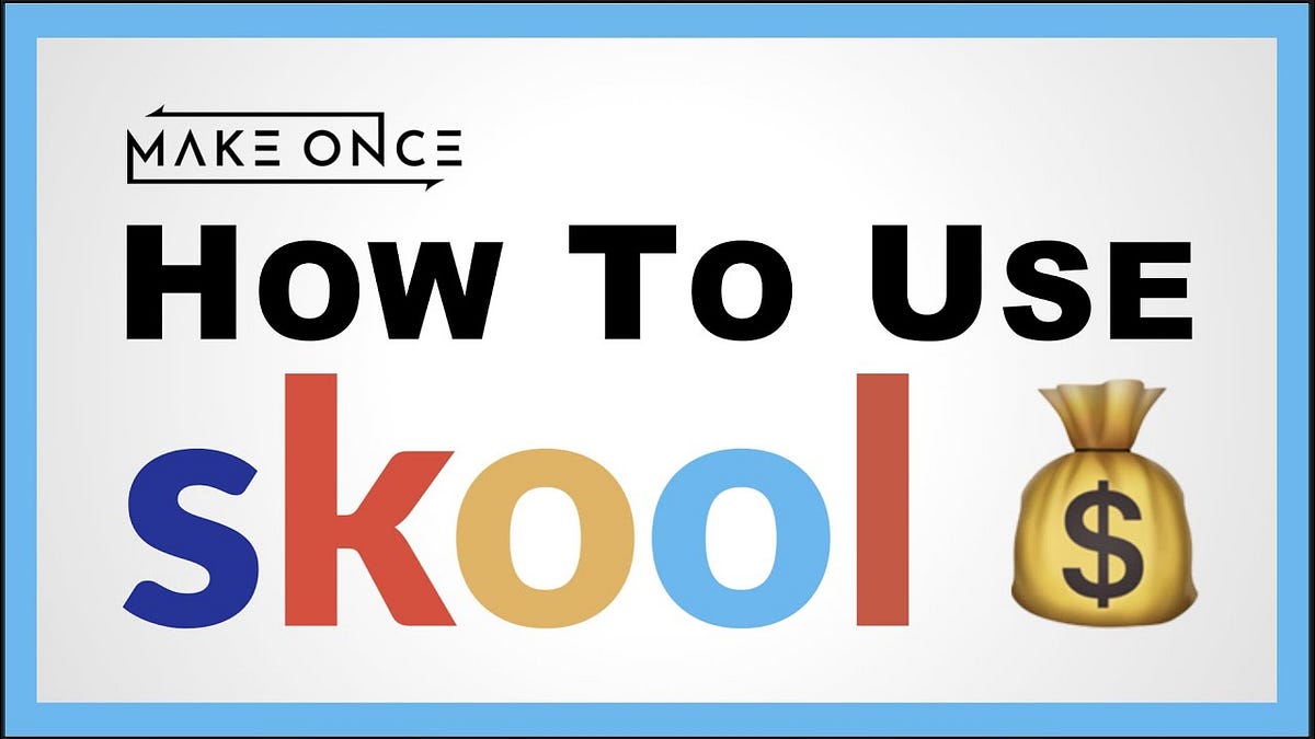 How to Turn Your Passion into Profit with a Skool Community | by ...