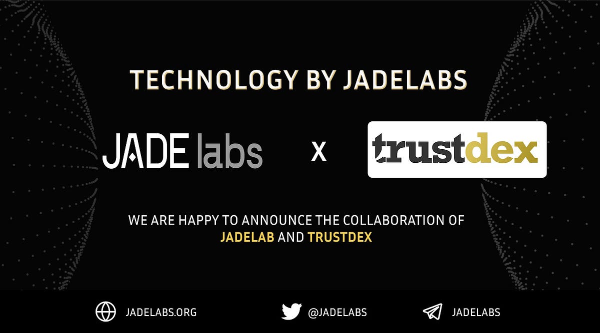 Partnership announcement: JadeLabs x Trustdex | by JadeLabs | Medium
