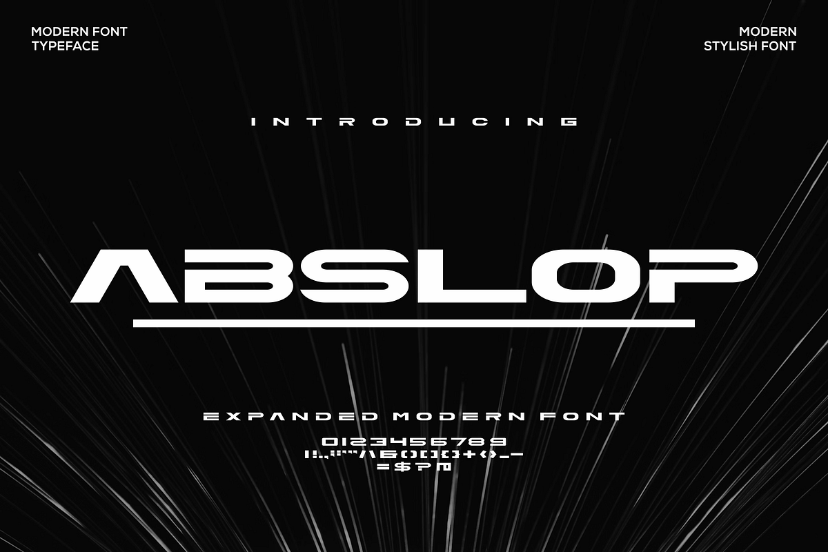 Abslop Font - Solarasculpt - Medium