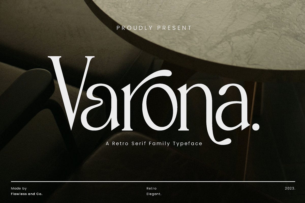 Varona Font | by Lilyluminate | Medium