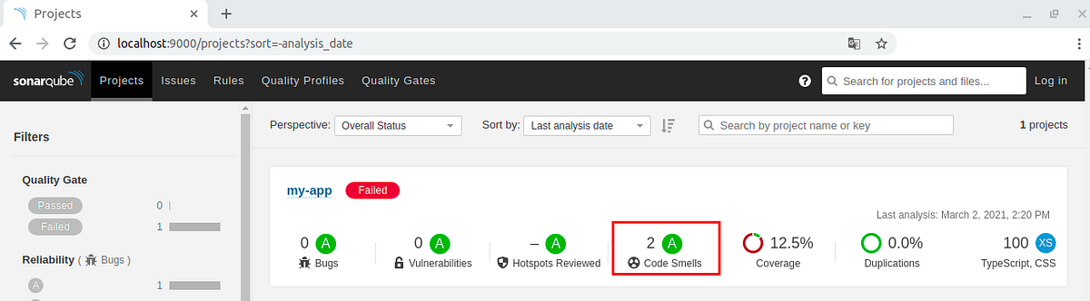 How To Set Up Sonarqube Locally On A React Typescript Project By André Borba Netto Assis