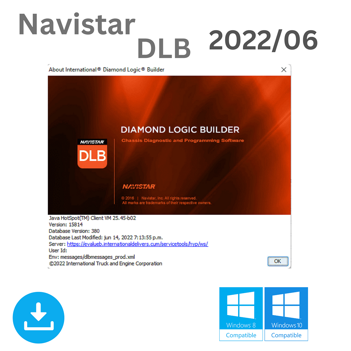 Navistar DLB 2022.06 Constructor Diamond Logic + Instalación nativa de ...