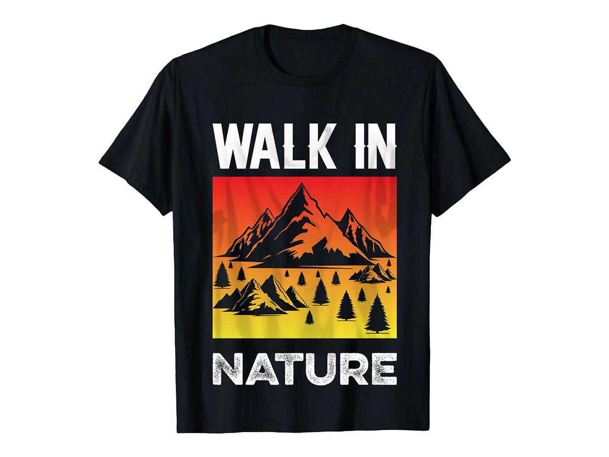 Amazing Walk in Nature T-Shirt Design Free | by Luminouslagoon | Sep ...