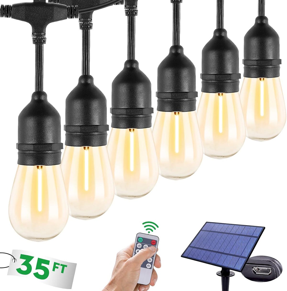 35FT Solar String Lights Review: Night Brilliance | by Solar Guy | Oct ...