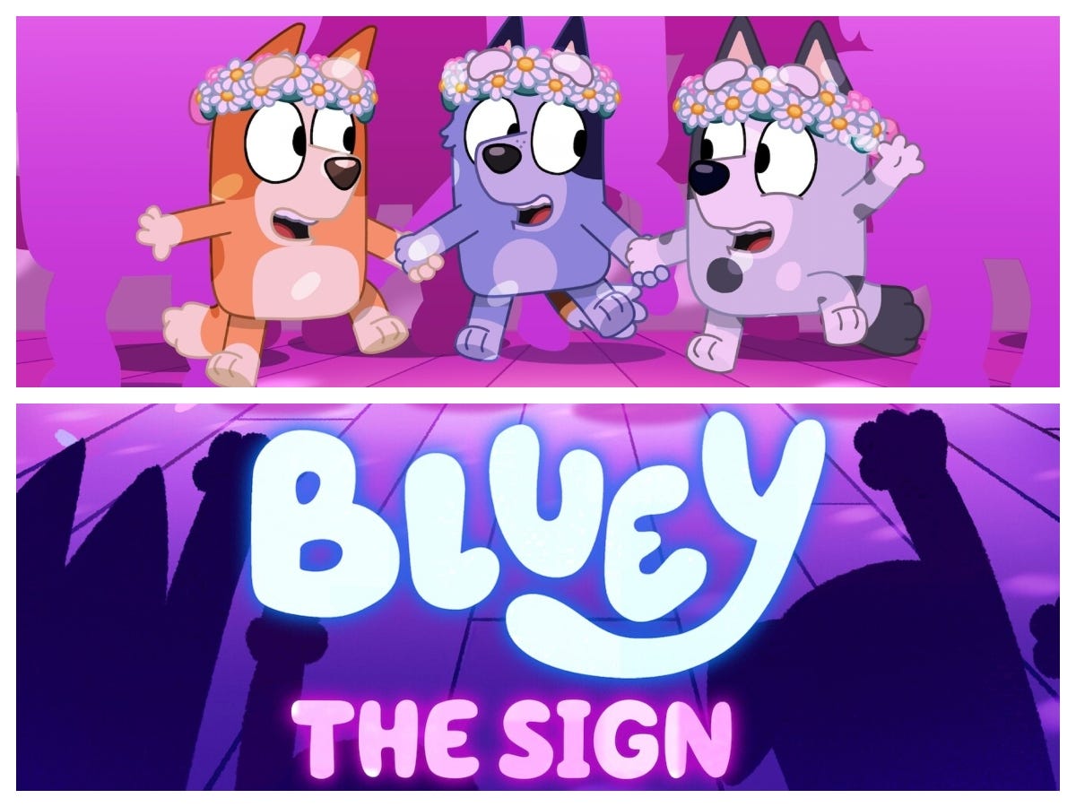 ‘Bluey’: “The Sign” | by GeekDad | Medium