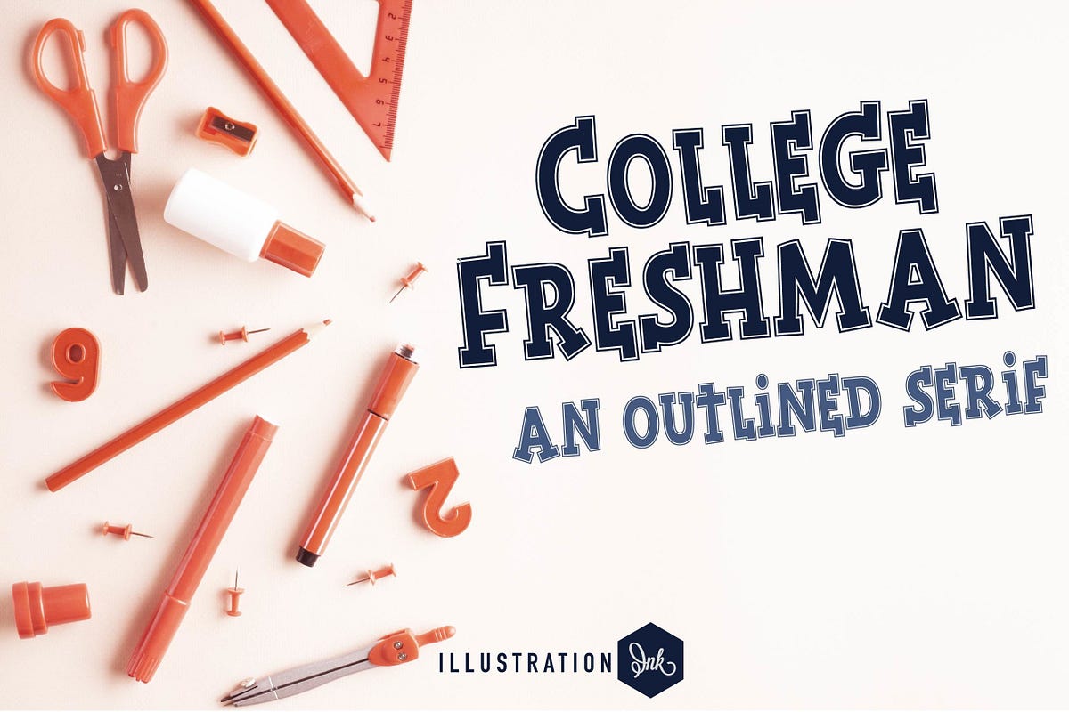 College Freshman Serif Font | by Isabellaink | Apr, 2024 | Medium