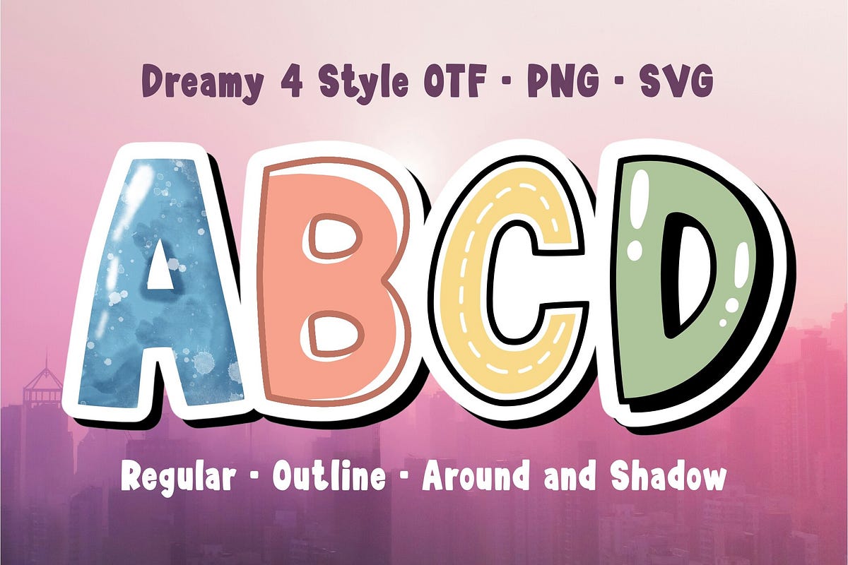 Dreamy Font | by Craftgenius | Medium