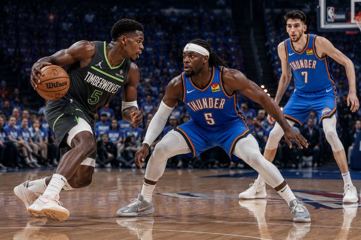 The Thunder Must Turn Anthony Edwards Into a Half-Court Problem | by ...