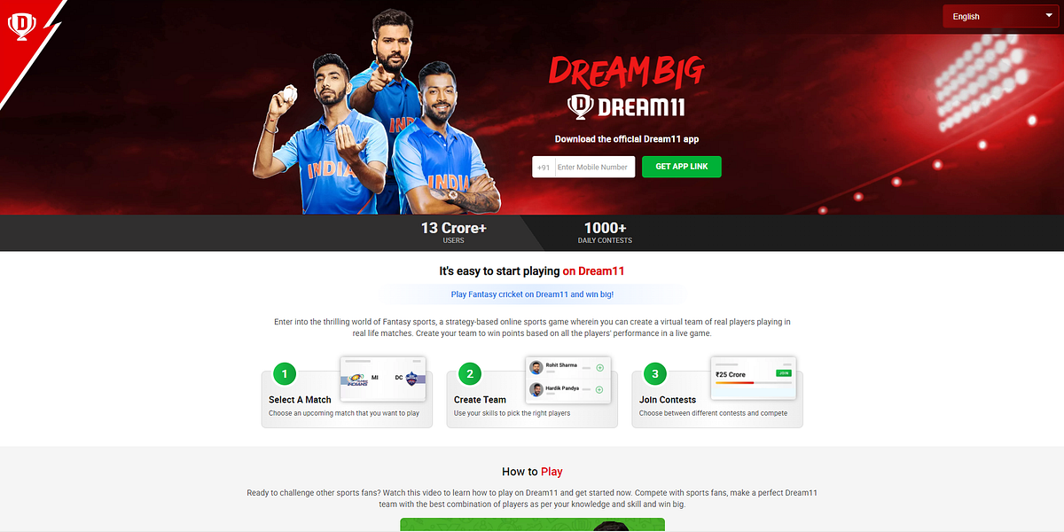 How to register with Dream11. (Please note this post and SMS-Man… | by ...