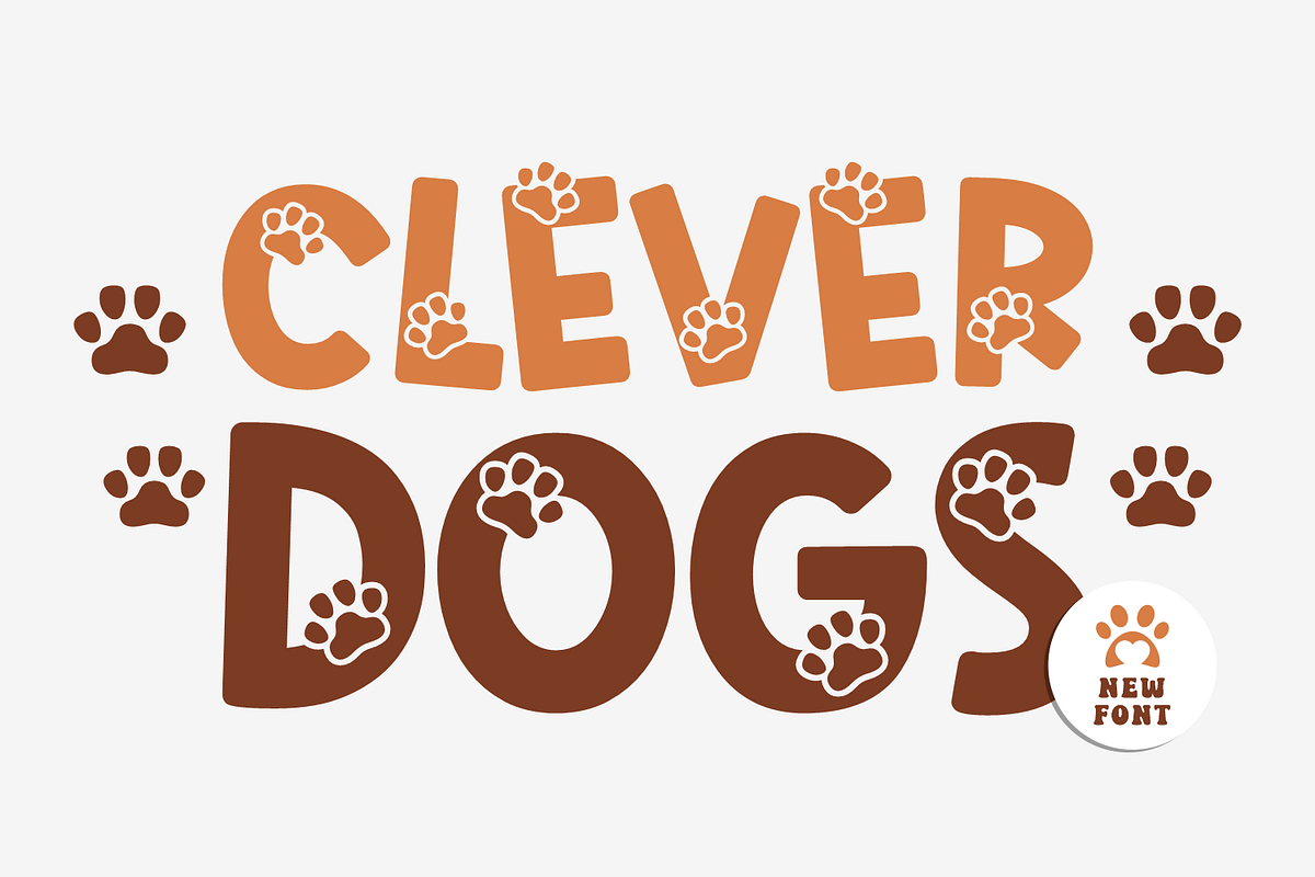 Clever Dogs Font - Neonpulse - Medium