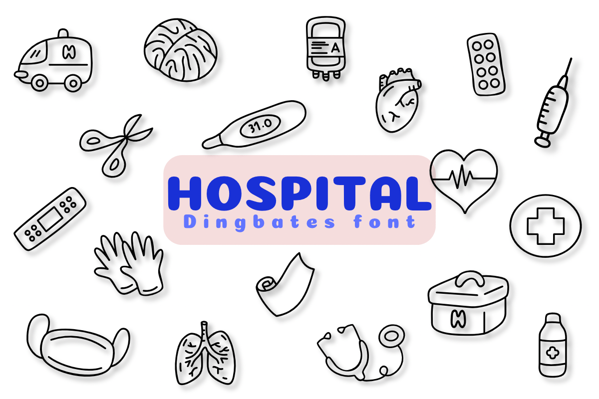 Hospital Font - Solarasculpt - Medium