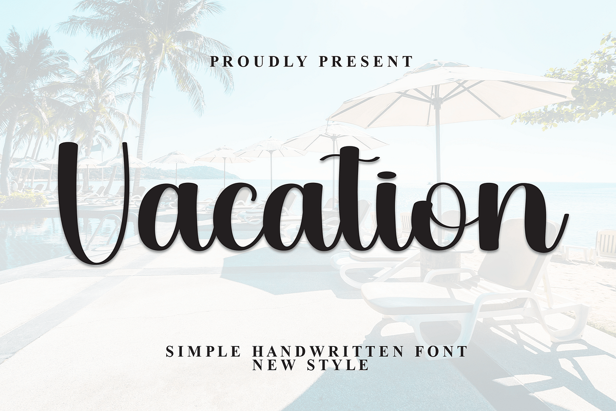 Vacation Font Free - Echoenigma - Medium