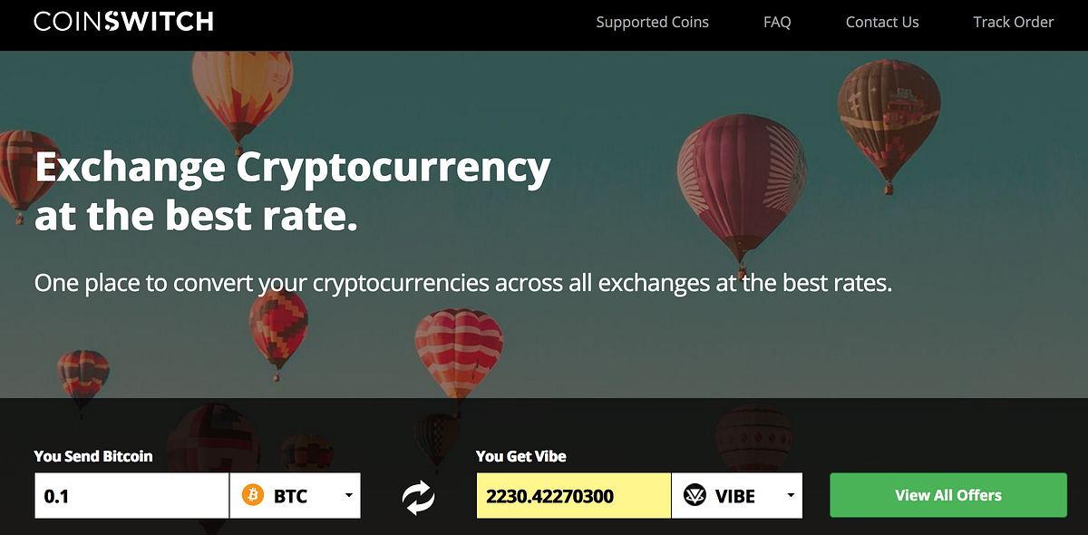 How to buy VIBE (VIBE) on CoinSwitch | by CoinSwitch | CoinSwitch | Medium