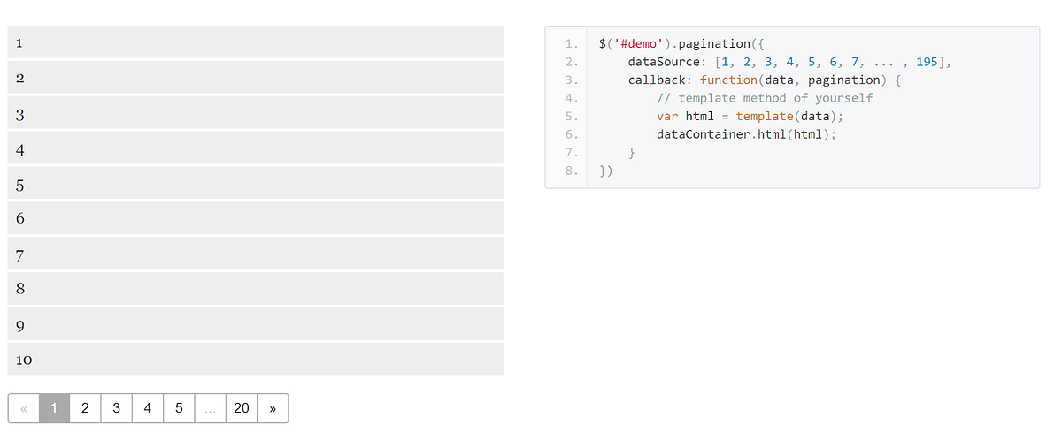Several Ways of Pagination in Javascript for Beginners | by Sienna | Medium