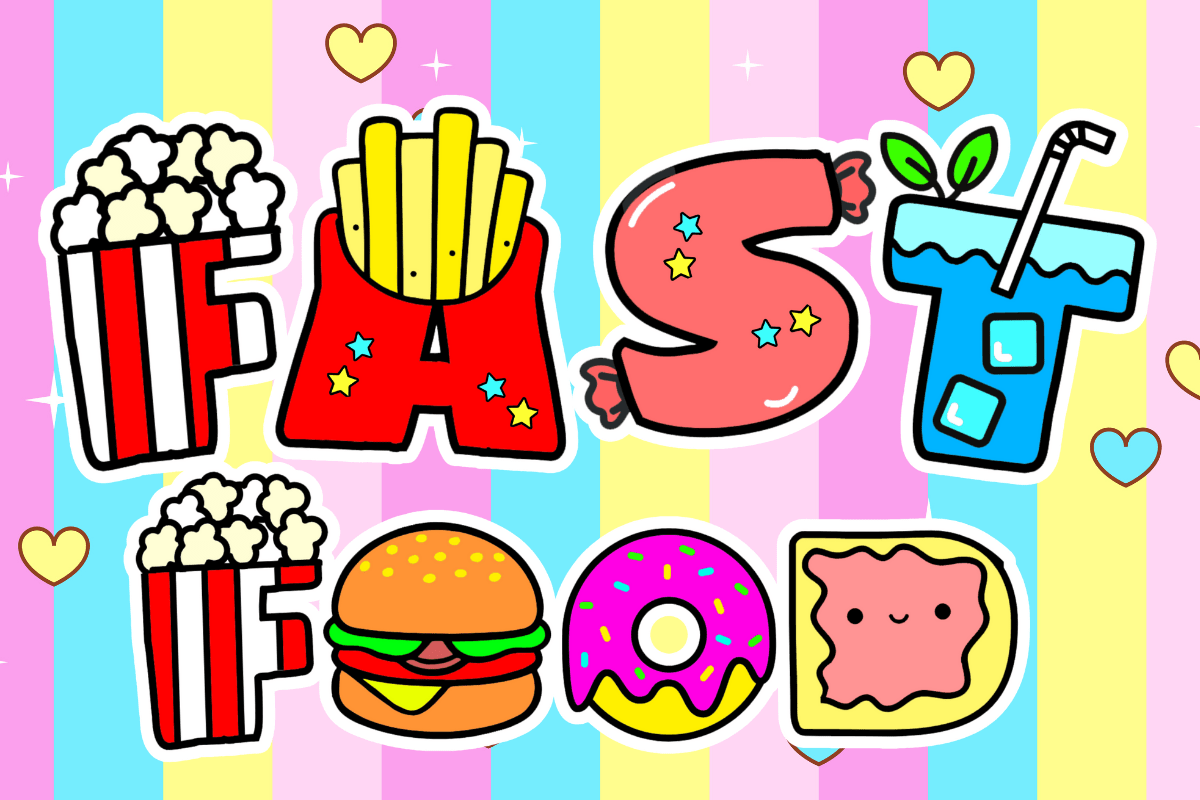 Fast Food Font - Teachinnovator - Medium