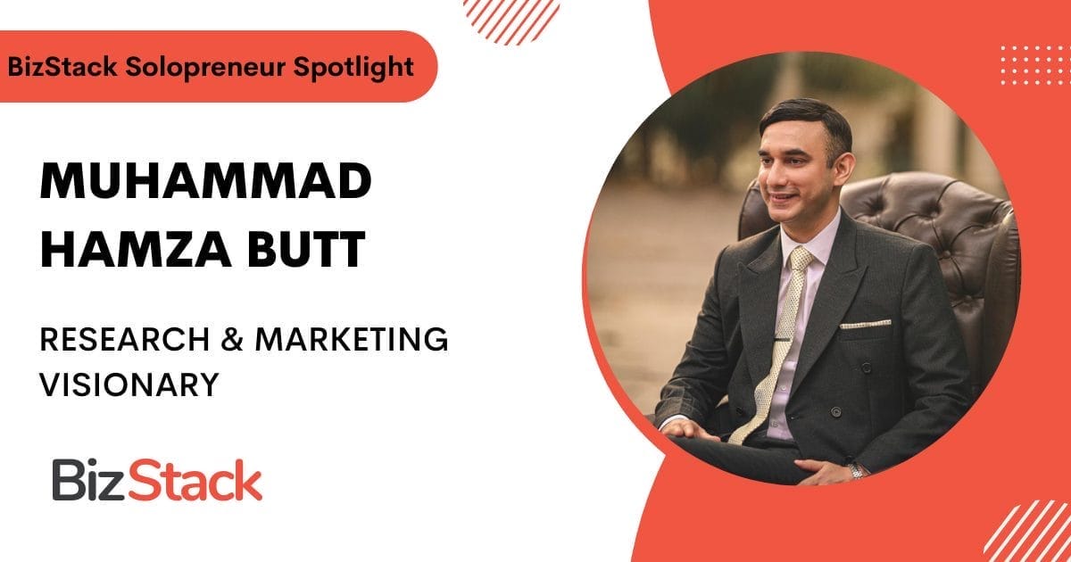 Muhammad Hamza Butt’s Solopreneur Journey | by Cagri Sarigoz | BizStack ...