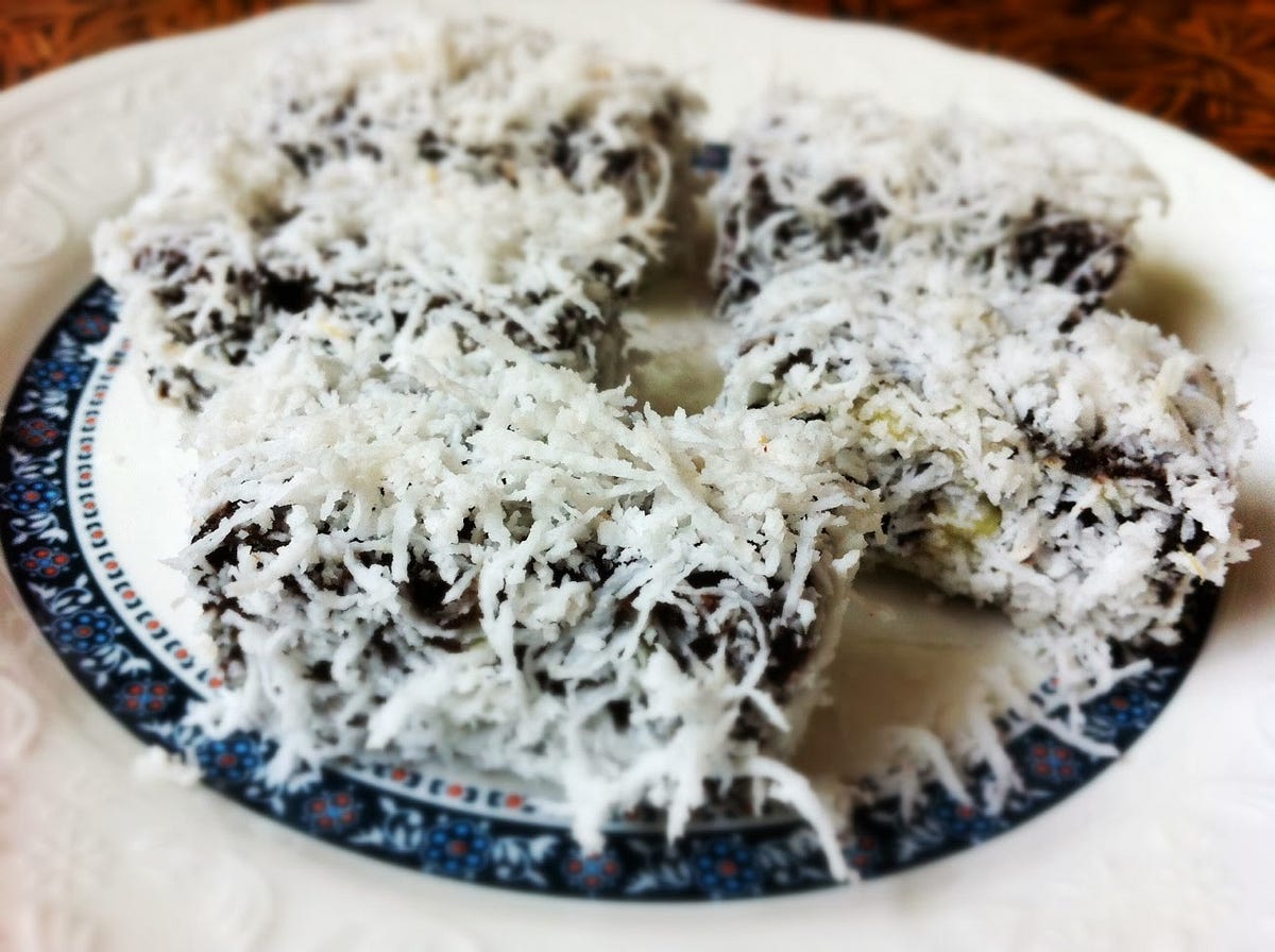It Mayo Shock U — Chocolate and Passion Fruit Lamingtons | by Michael ...