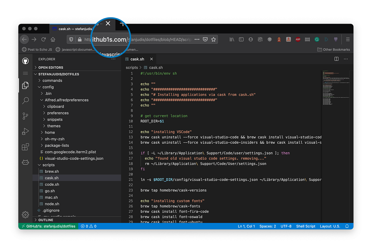 Open any GitHub repository in VS Code in your browser — DevOps - Dipraj ...