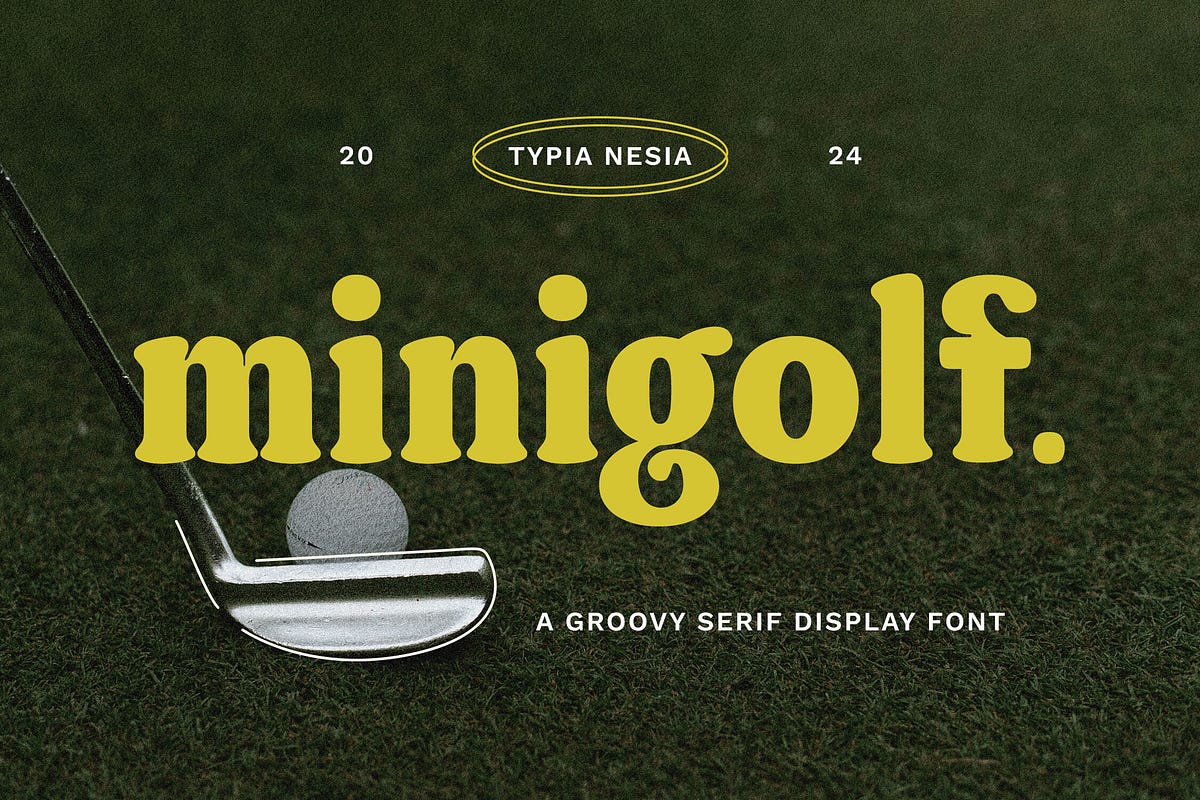 Minigolf Font - Teachinnovator - Medium