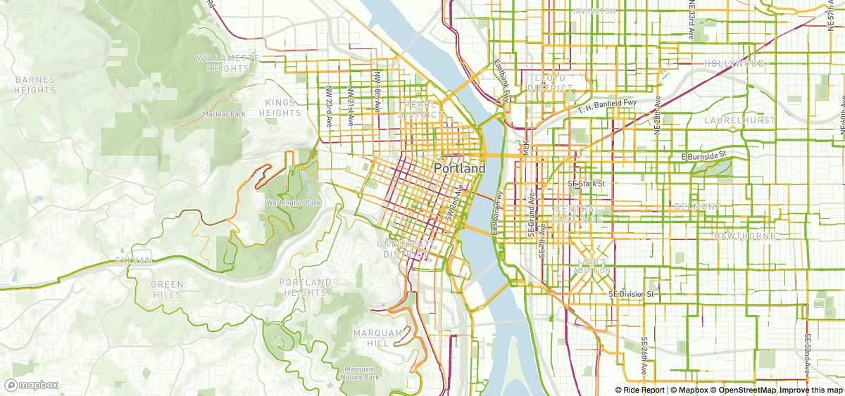 Ride Report bike route tracking. Data insights for cities and better ...