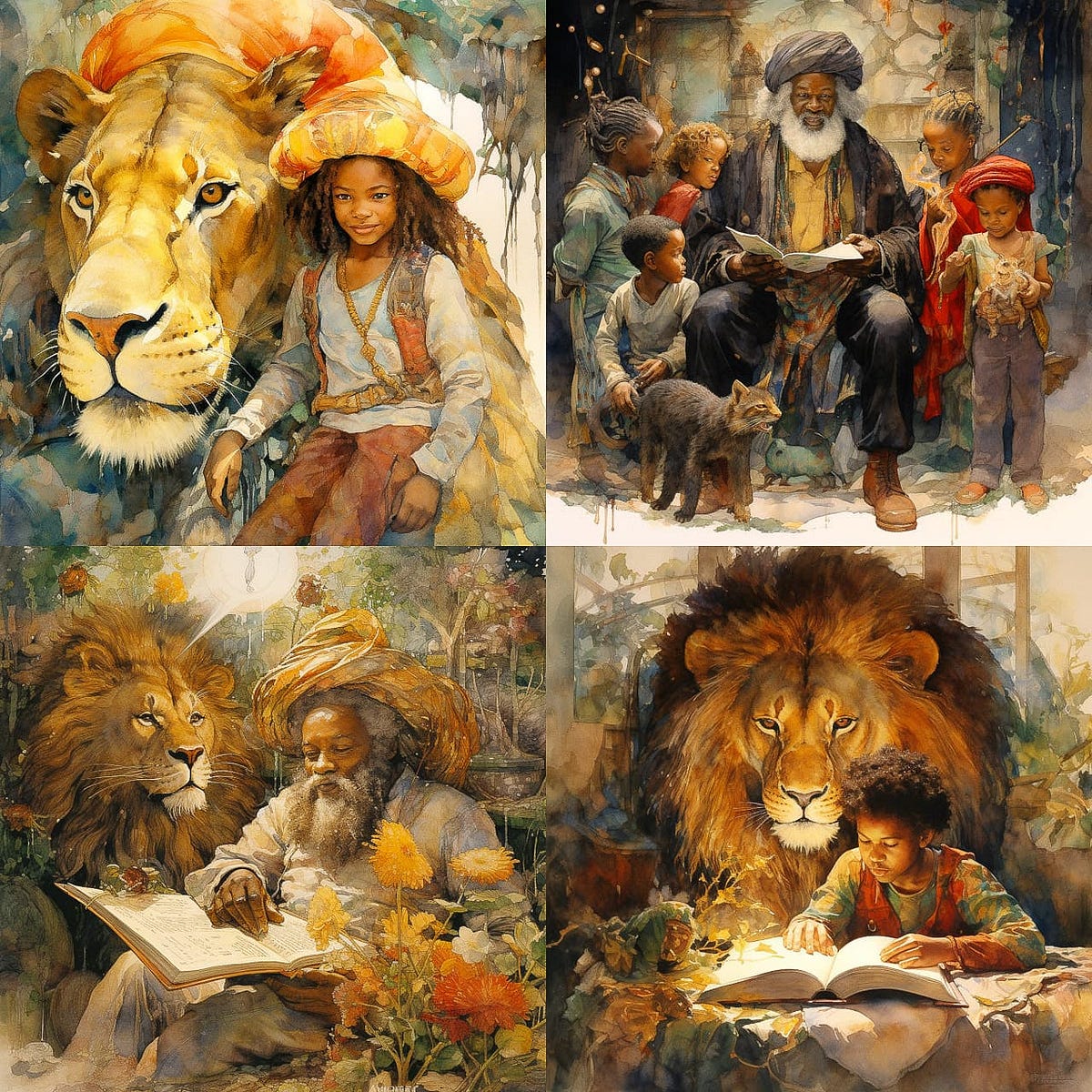 Dive into the enchanting world of Jerry Pinkney’s art with Artvy.ai! 🎨 ...