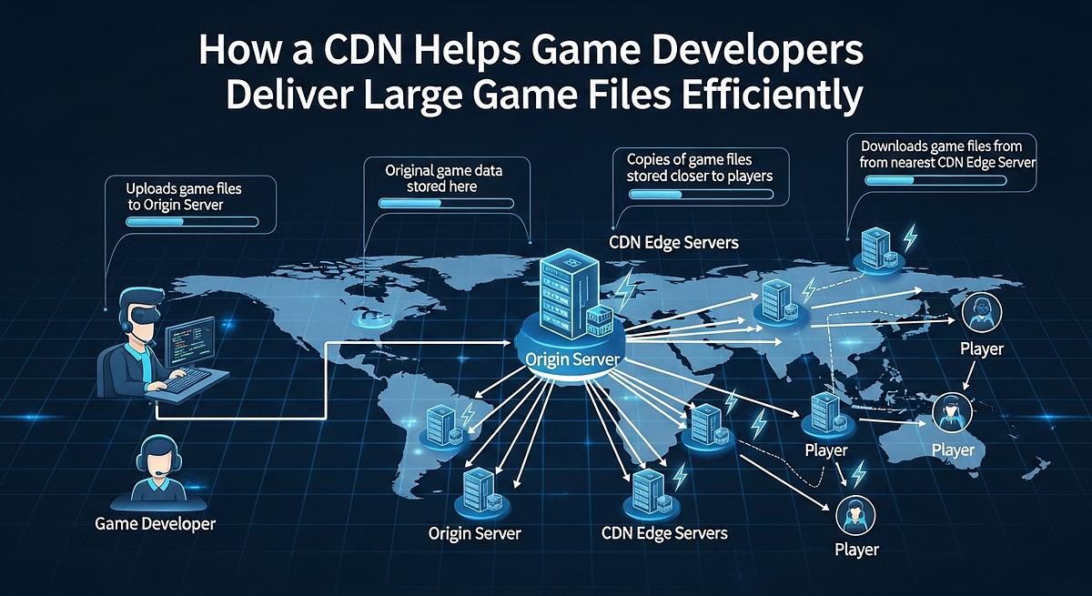 How a CDN Helps Game Developers Deliver Large Game Files Efficiently ...