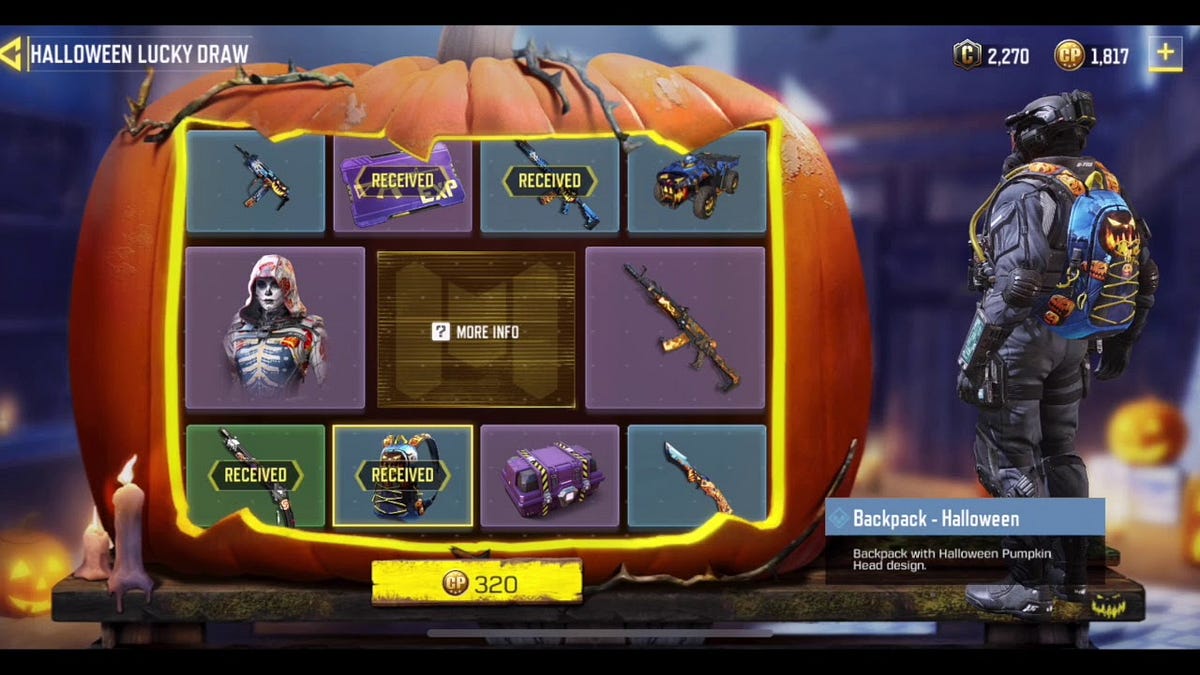 Call Of Duty: Mobile Seems To Only Have Tricks In Latest Halloween Loot ...