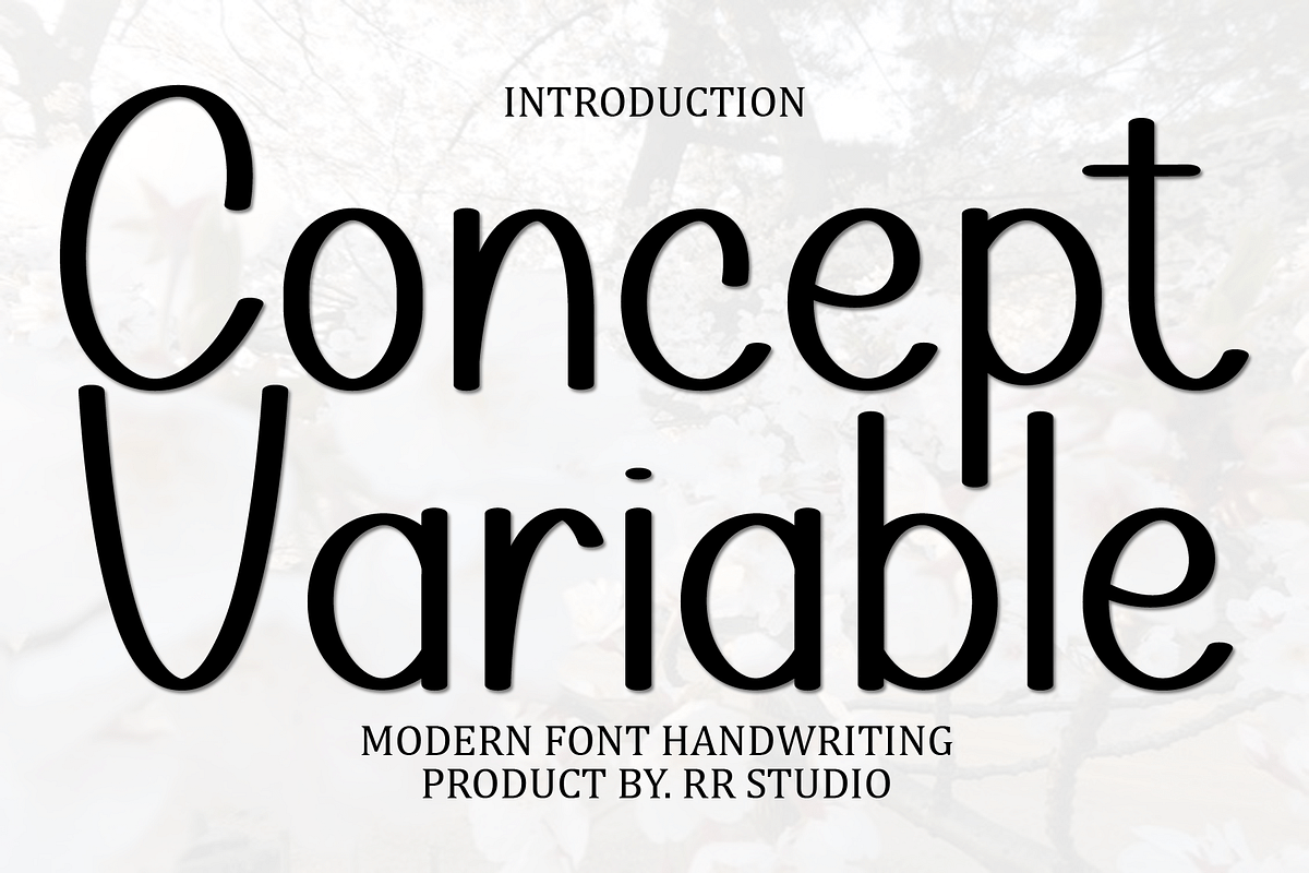 Concept Variable Font - Auroraartisan - Medium