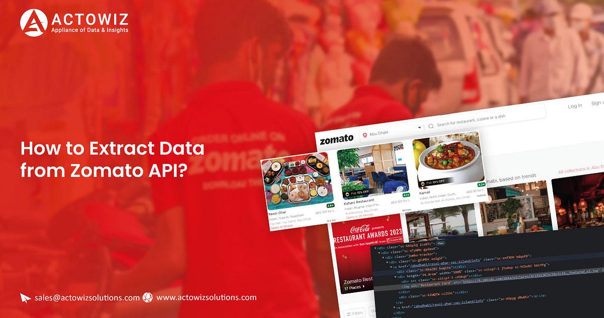 How to Extract Data from Zomato API? | by actowizsolution | Medium