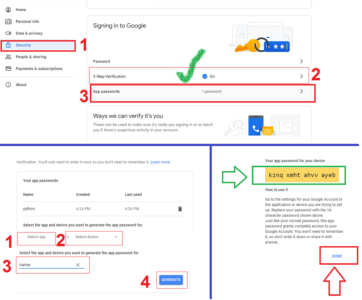 Sending emails with Python using Gmail SMTP (2024) - Adrian Infante Gonzalez - Medium