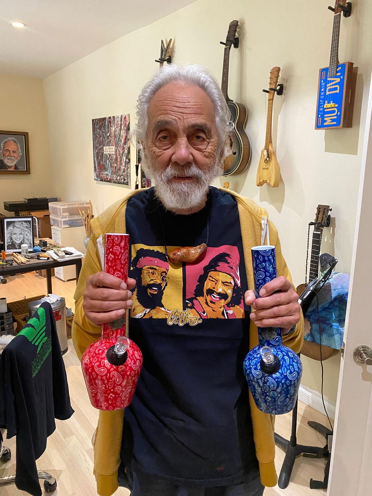 Wishing a very happy 85th birthday to Tommy Chong! - Mike Robinson - Medium